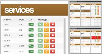 PHP Server Status Dashboard